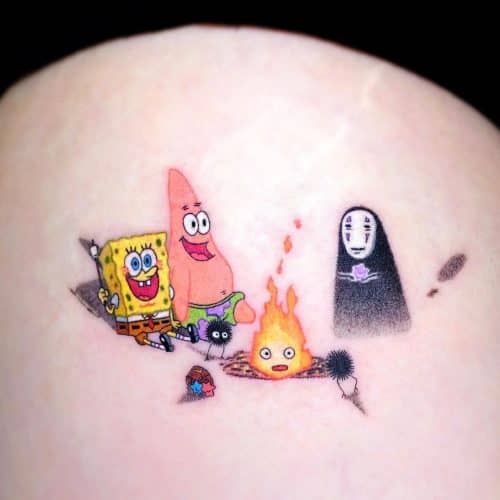 🔥 Cartoon Tattoos - Complete Guide +16 tattoo designs