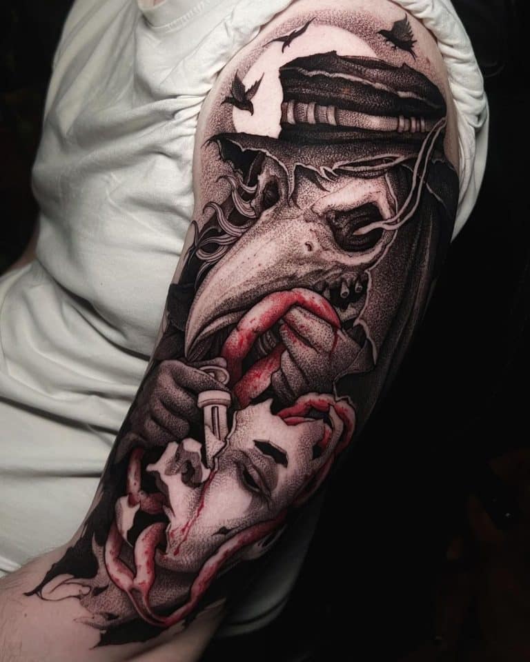 Plague Doctor Tattoo Meaning Complete Guide! – Ink Happened